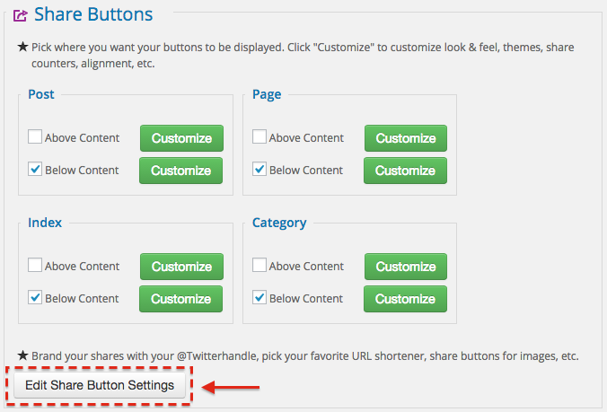 Post-Share Ads: How to turn on/off – Shareaholic Helpdesk